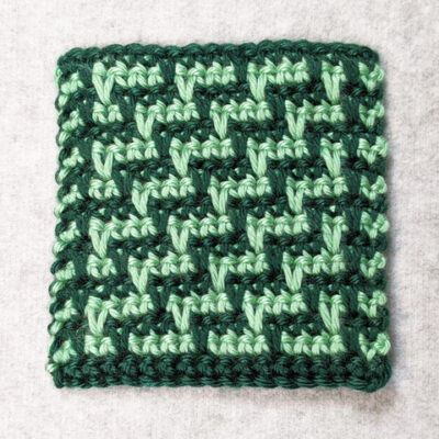 Spike SC Mosaic Crochet Swatch Chart – The Crochet Architect