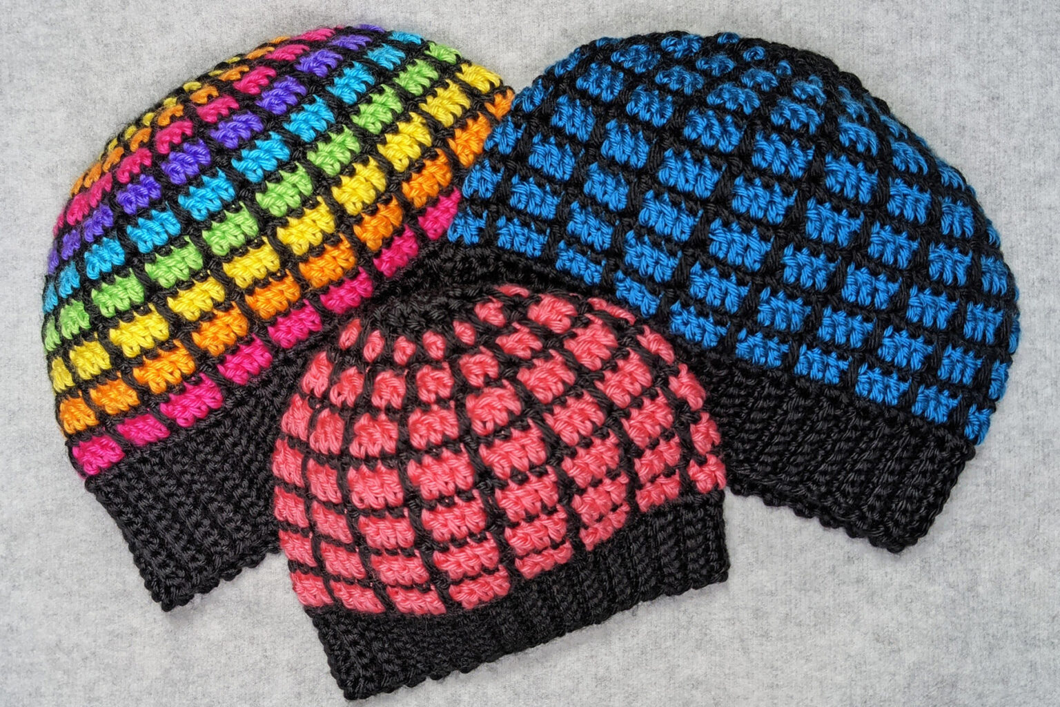 Easy Rainbow Hat – The Crochet Architect